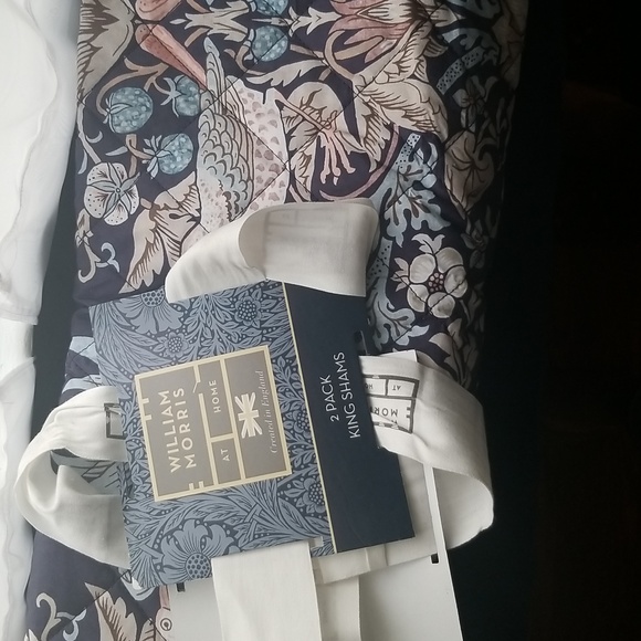 williiam morris | Bedding | New William Morris Strawberry Thief Navy ...